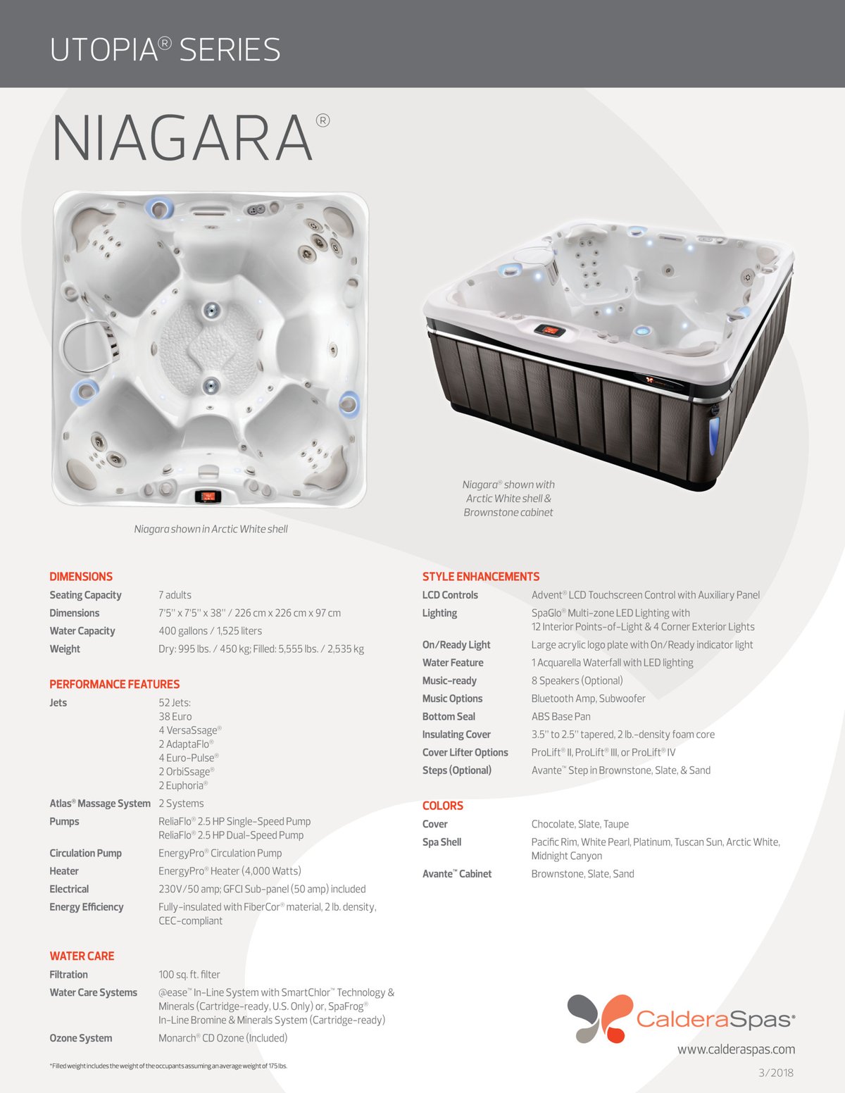 Product Spotlight: Caldera Utopia Series Niagra
